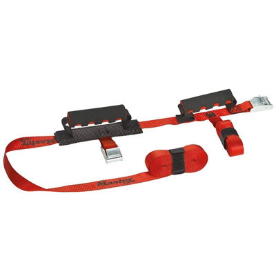 MASTER LOCK 2 PERSON CARRY STRAPS RED (ONE SIZE)