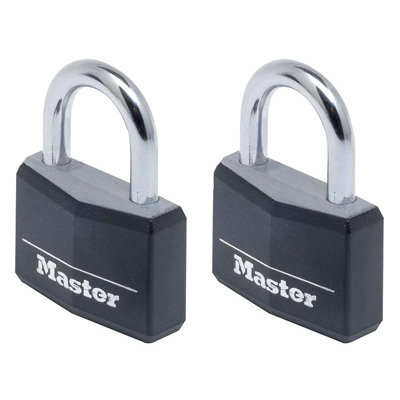Master Lock Aluminium Padlocks Vinyl Covers Multi Colour (40mm - Keyed ...