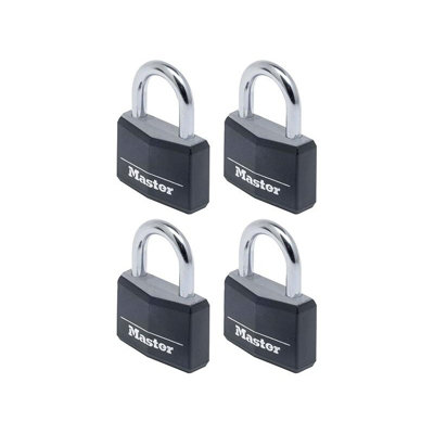 Master Lock Aluminium Padlocks Vinyl Covers Multi Colour (40mm - Keyed ...
