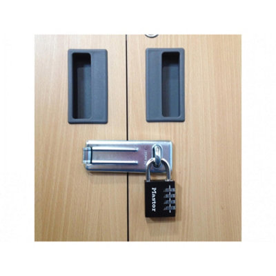 Master Lock Black Finish Combination Padlock Multi Colour (40mm 4 Digit)