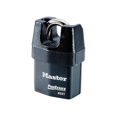 MASTER LOCK PROSERIES SHROUDED SHACKLE PADLOCKS MULTI COLOUR (54MM ...
