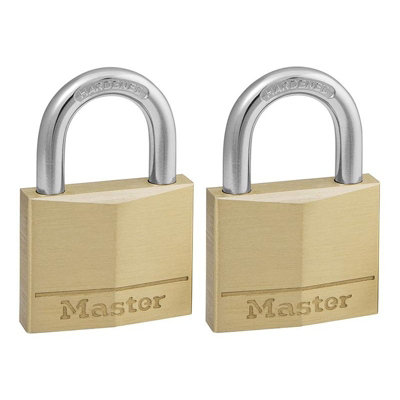 Master Lock Solid Br Padlocks Double Lever Multi Colour (40mm 4-Pin ...