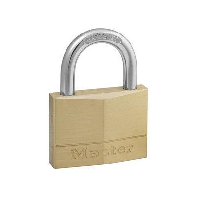 Master Lock Solid Br Padlocks Double Lever Multi Colour (50mm 5-Pin)