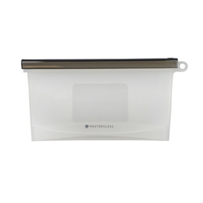 MasterClass 500ml Reusable Food Bag with Leakproof and Airtight Seal ...