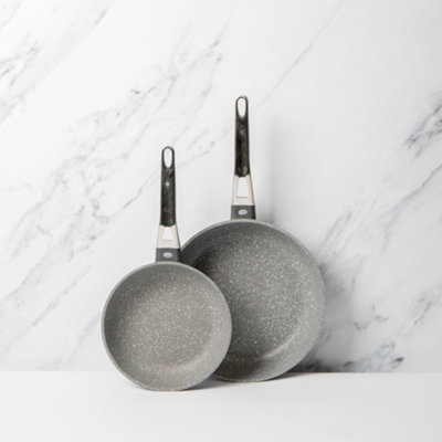 MasterClass Cast Aluminium Fast-heating Frying Pans Set with Non-stick ...
