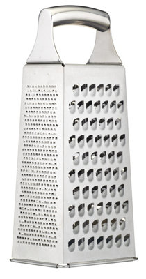 MasterClass Etched Stainless Steel Four Sided Box Grater | DIY at B&Q