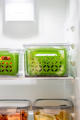 MasterClass Fresh Keeper Stacking Lidded Fridge Storage Box