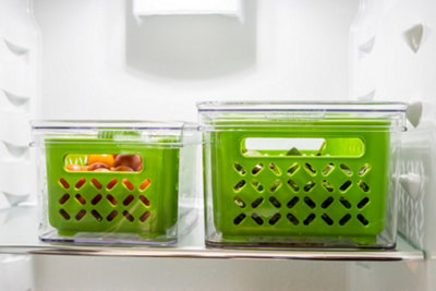 MasterClass Fresh Keeper Stacking Lidded Fridge Storage Box