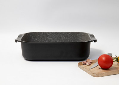 MasterClass Large Roasting Tin with Handles - Black