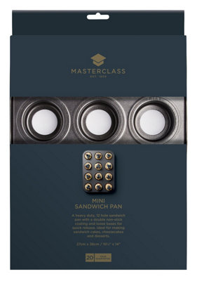MasterClass Non-Stick Twelve Hole Mini Sandwich Tin