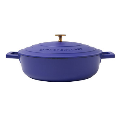 MasterClass Shallow Cast Aluminium Casserole Dish with Self Basting Lid ...