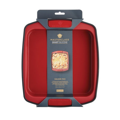 MasterClass Smart Silicone Square Flexible Bake Pan