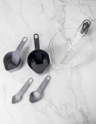 MasterClass Smart Space 5-Piece Measuring Spoon, Cup and Jug Set