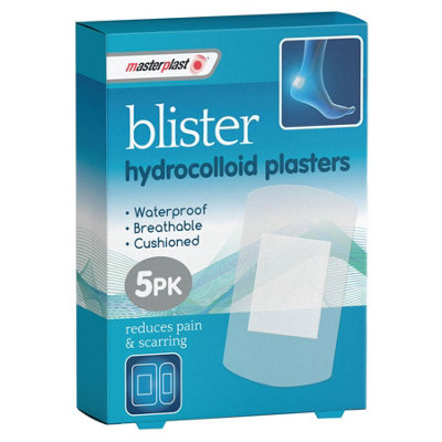 Masterplast Assorted Blister Plasters - Clear - Pack of 5