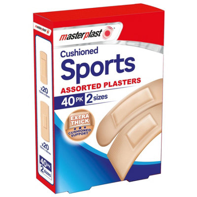 Masterplast Assorted Sports Plasters - Pack of 40