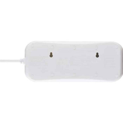 Masterplug 8 Socket Surge Protected Extension Lead - 2 Metre Cable ...