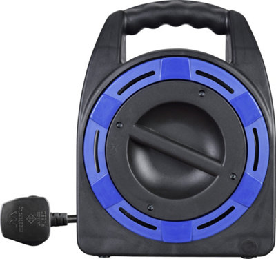 Masterplug Four Socket 13A Small Cassette Reel with 15m Cable