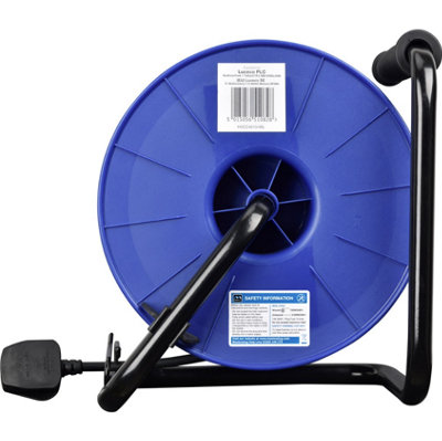Masterplug HDCC4013/4BL Extension Lead Reel 40m Long with 4 Gang ...