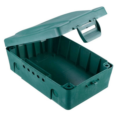 Masterplug IP54 Weatherproof Outdoor Electric Storage Box Green ...
