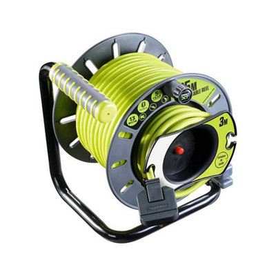 Masterplug Weatherproof Outdoor Cable Reel 25 Meters - Weatherproof ...