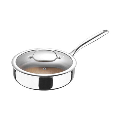 MasterPro Giro Aluminium & Stainless Steel Sauté Pan Non-stick with ...