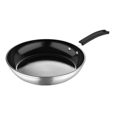 MasterPro Smart Forged Aluminium Non-stick Frying Pan 28cm Silver | DIY ...