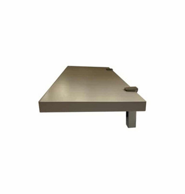 Mastershelf Grey Dore Shelf 60x18x1.8cm