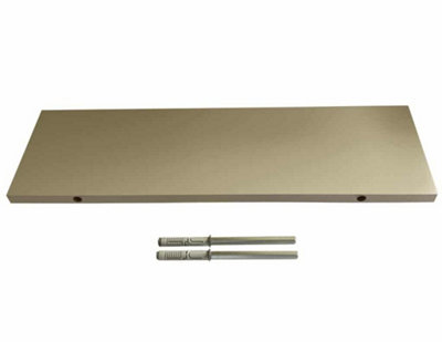 Mastershelf Grey Dore Shelf 60x18x1.8cm