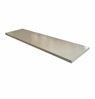 Mastershelf Grey Dore Shelf 60x18x1.8cm