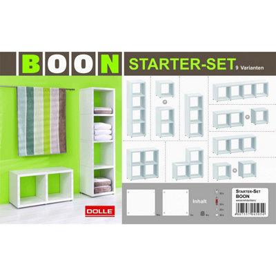 Mastershelf Modular L Panel White