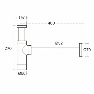 Matt Black Bottle Trap Basin/Sink Waste Adjustable Brass Extension Pipe ...