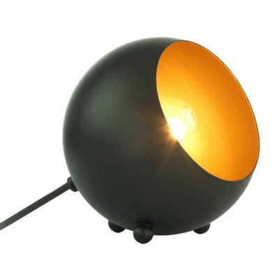 Matt Black Floor or Table Lamp Uplighter for Mood Lighting or ...