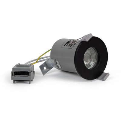 Matt Black GU10 Fire Rated Downlight - IP65 - SE Home