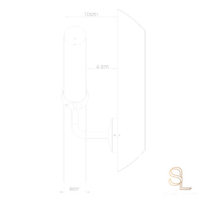 Matt Black Stair Handrail Kit Polished Copper Brackets 1.2m X 40mm