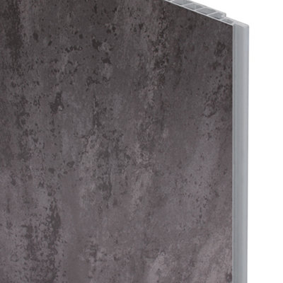 Matt Loft Concrete Bathroom PVC Cladding Shower Wet Wall Panels 1m x 2 ...