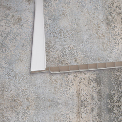 Matt Weathered Stone Bathroom PVC Cladding Shower Wet Wall Panels 1m x ...