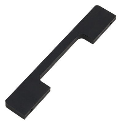 Matte Black D Shaped Cabinet Bar Handle Cupboard Handles Drawer Pull ...