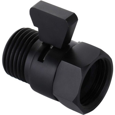 Matte Black Water Flow Control Valve Brushed Nickel Handheld Shower ...