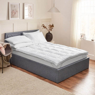Mattress Topper King Size Thick Comfortable Quilted Bed Topper With ...