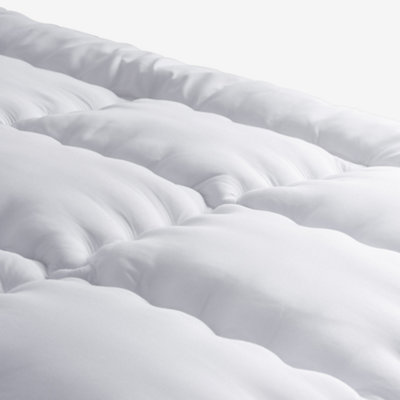 Mattress Topper Small Double Thick Comfortable Quilted Bed Topper With ...