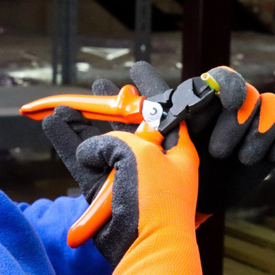 MAUN COMPOUND ACTION DIAGONAL CUTTING PLIERS 1000V INSULATED 160 MM