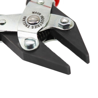 MAUN FLAT NOSE PARALLEL PLIER COMFORT GRIPS 125 MM
