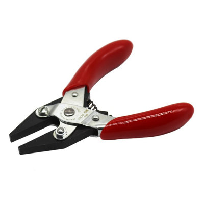 MAUN SMOOTH JAWS FLAT NOSE PARALLEL PLIER RETURN SPRING COMFORT GRIPS ...
