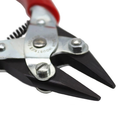 MAUN SNIPE NOSE SERRATED JAWS PARALLEL PLIER RETURN SPRING COMFORT ...