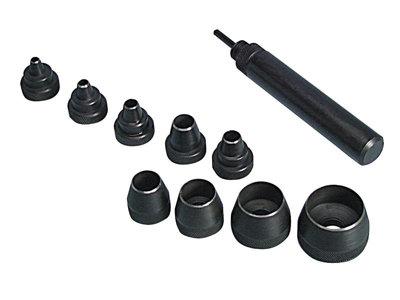 Maun Wad Punch Set With Centre Punch Metric 5 mm To 32 mm at B&Q