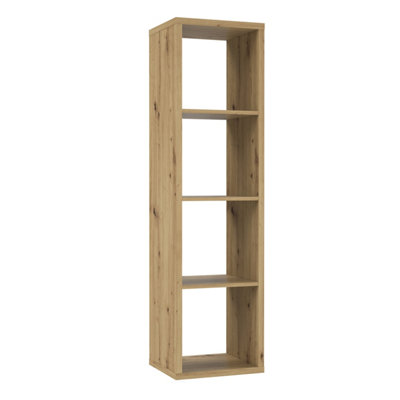 Mauro 3 Shelves Storage Unit in Artisan Oak | DIY at B&Q