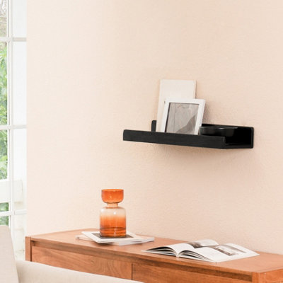 Max Solid Wood Wall Shelf Living Bedroom Kitchen Wall Mounted Floating ...