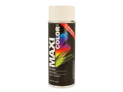 MAXICOLOR MX9010M MaxiColor Spray Matt White RAL9010 400ml MXCMX9010M