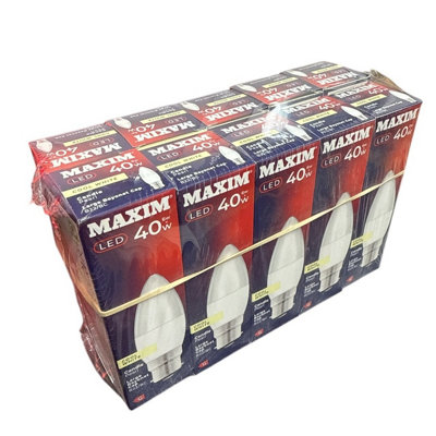 Maxim Led Day Light Bulb Candle 1pc