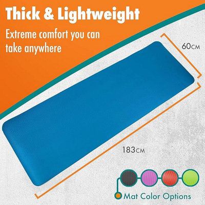 Maximo Exercise Non Slip Yoga Mat Blue